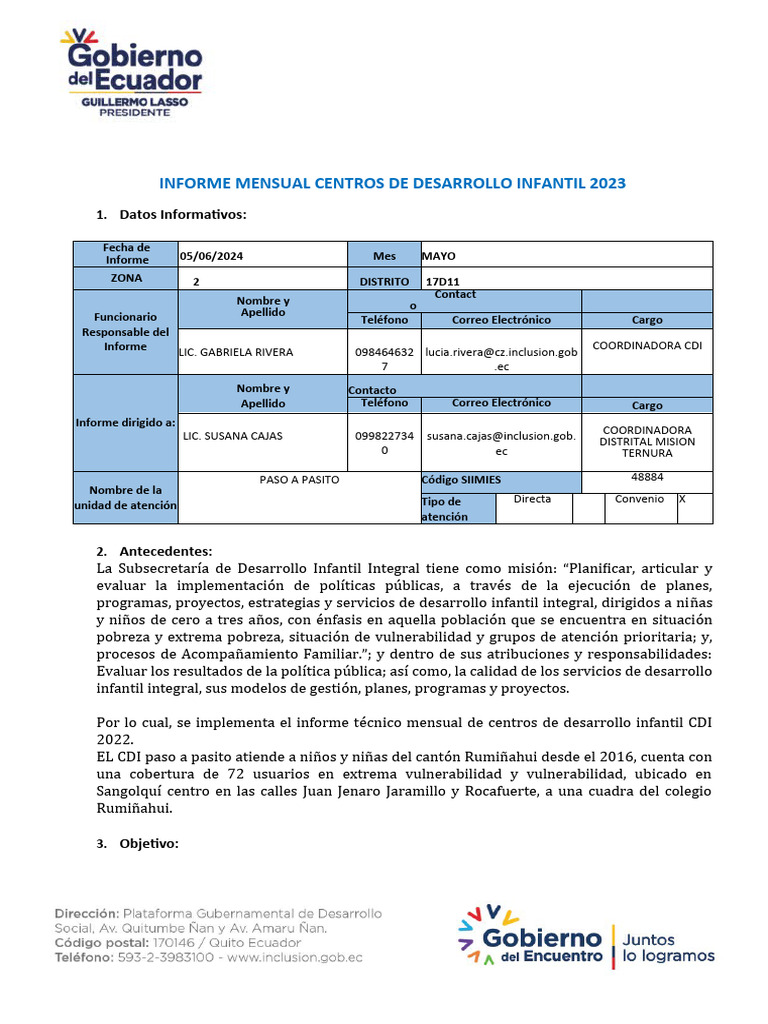 Informe CDI: Sin Atención en Mayo | PDF