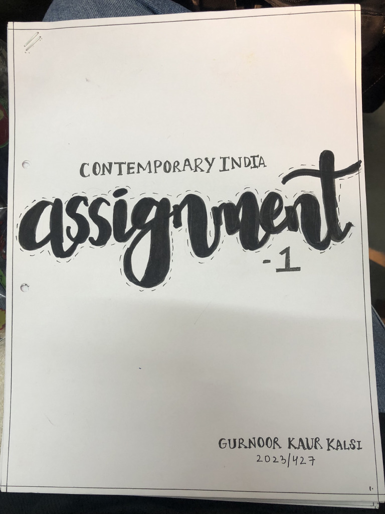 Ci Assignment First Year | PDF