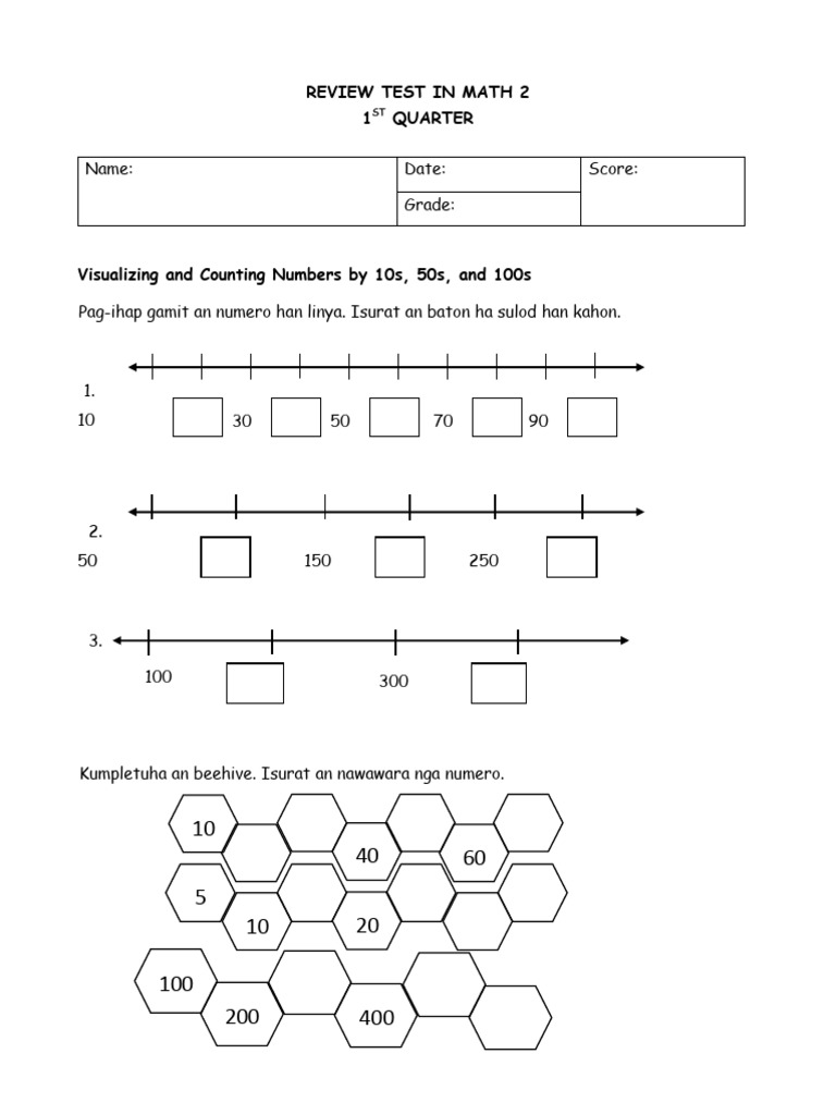 Review Test in Math 2 (Recovered) | PDF