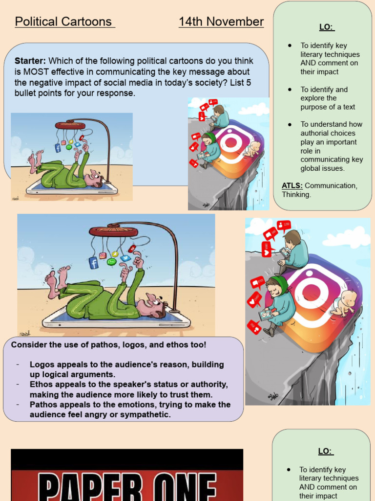 Political Cartoons Sample Answers and Introduction | PDF | Stereotypes ...