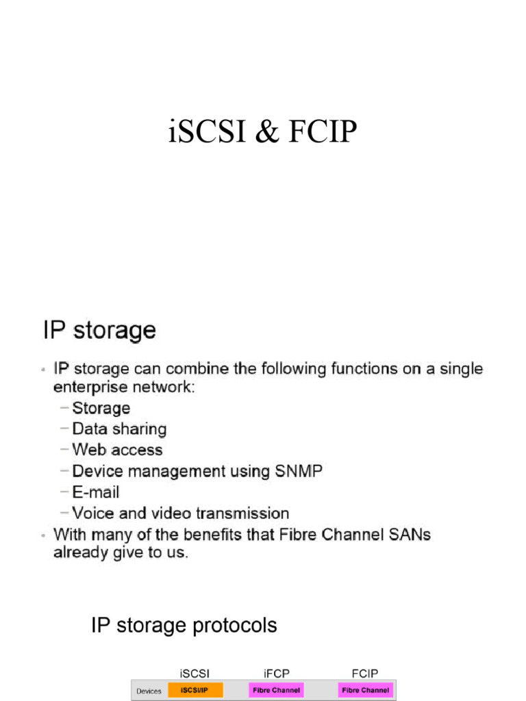 IP Storage | PDF | Internet Protocols | Internet Architecture