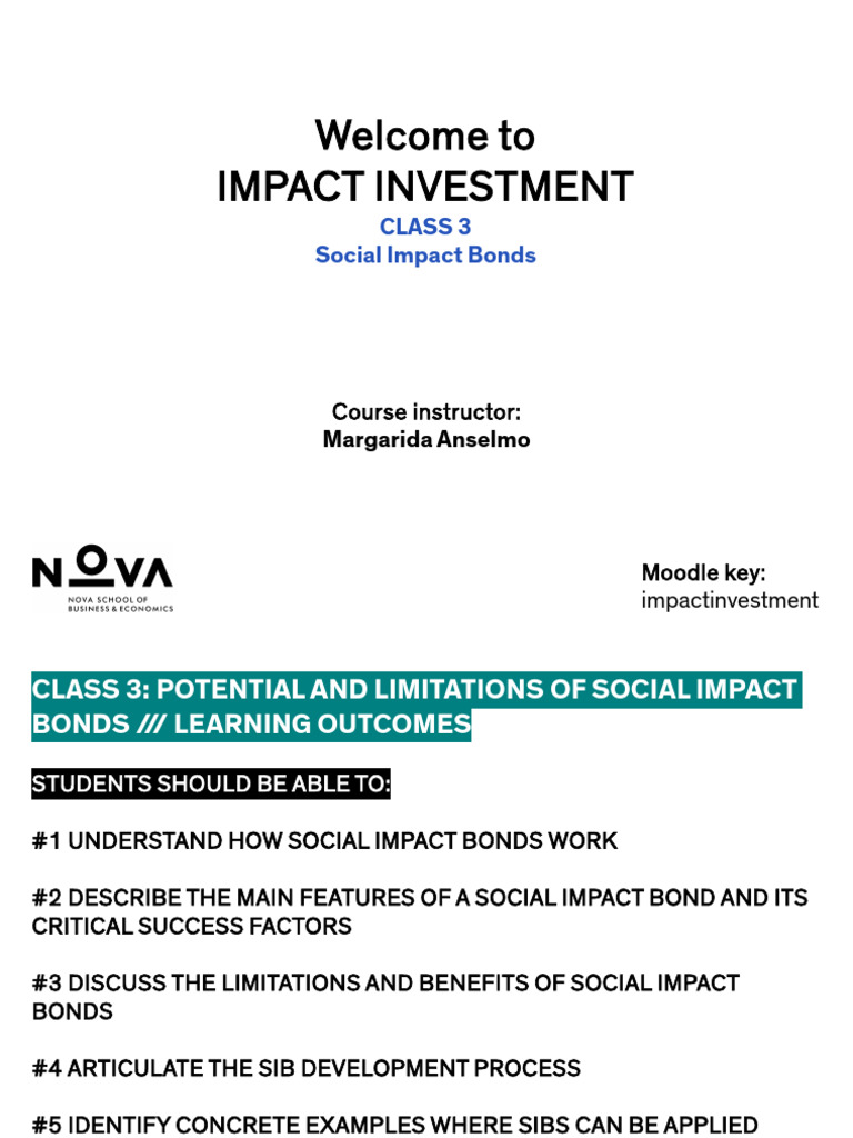 Understanding Social Impact Bonds | PDF | Investing | Risk