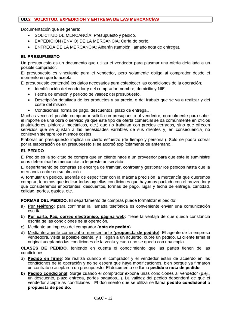 Tema 2 | PDF | Presupuesto | Recibo