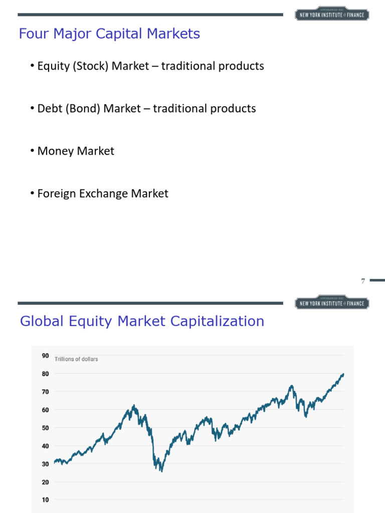 Major Global Capital Markets Overview | PDF