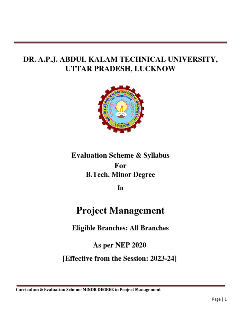 Minor MBA PM | PDF | Project Management | Agile Software Development