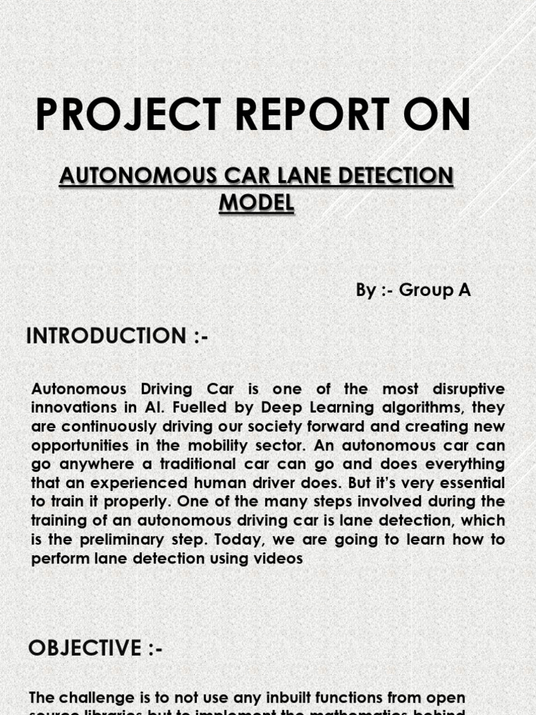 Advanced Autonomous car lane detection model | PDF | Computing ... Advanced Autonomous car lane detection model | PDF | Computing ...