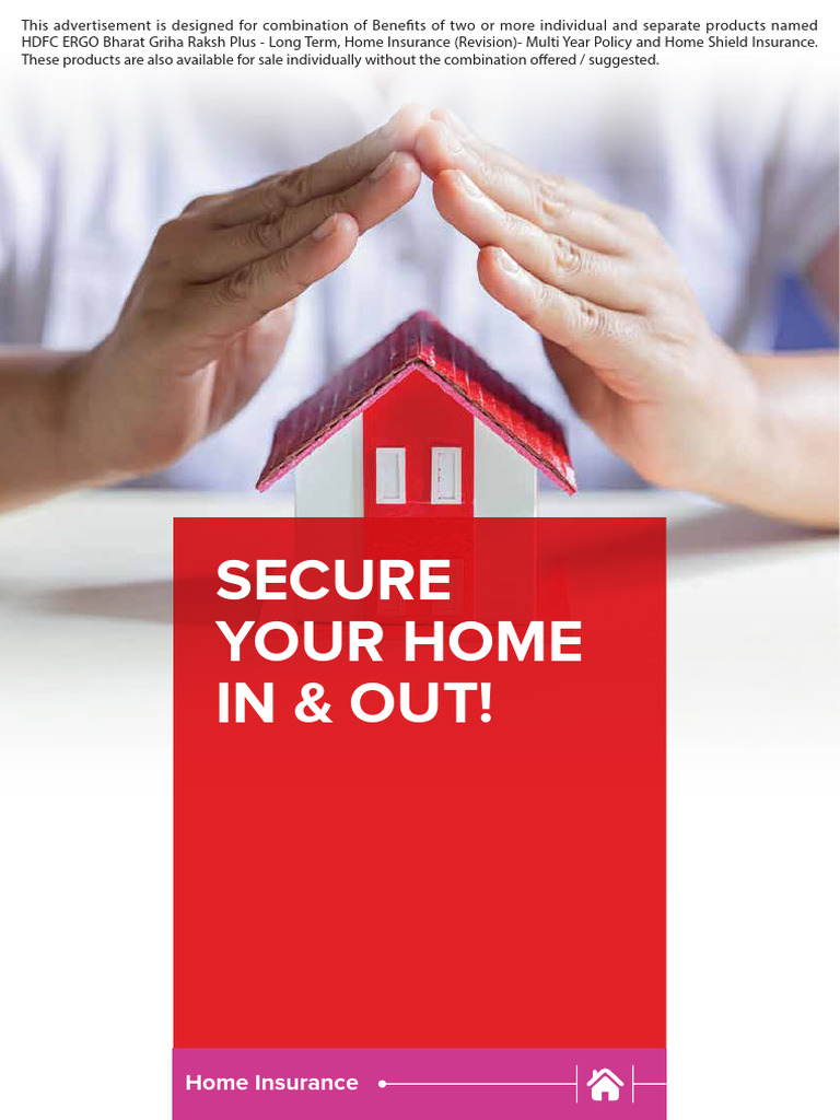 HDFC ERGO Home Insurance Options | PDF | Home Insurance | Insurance