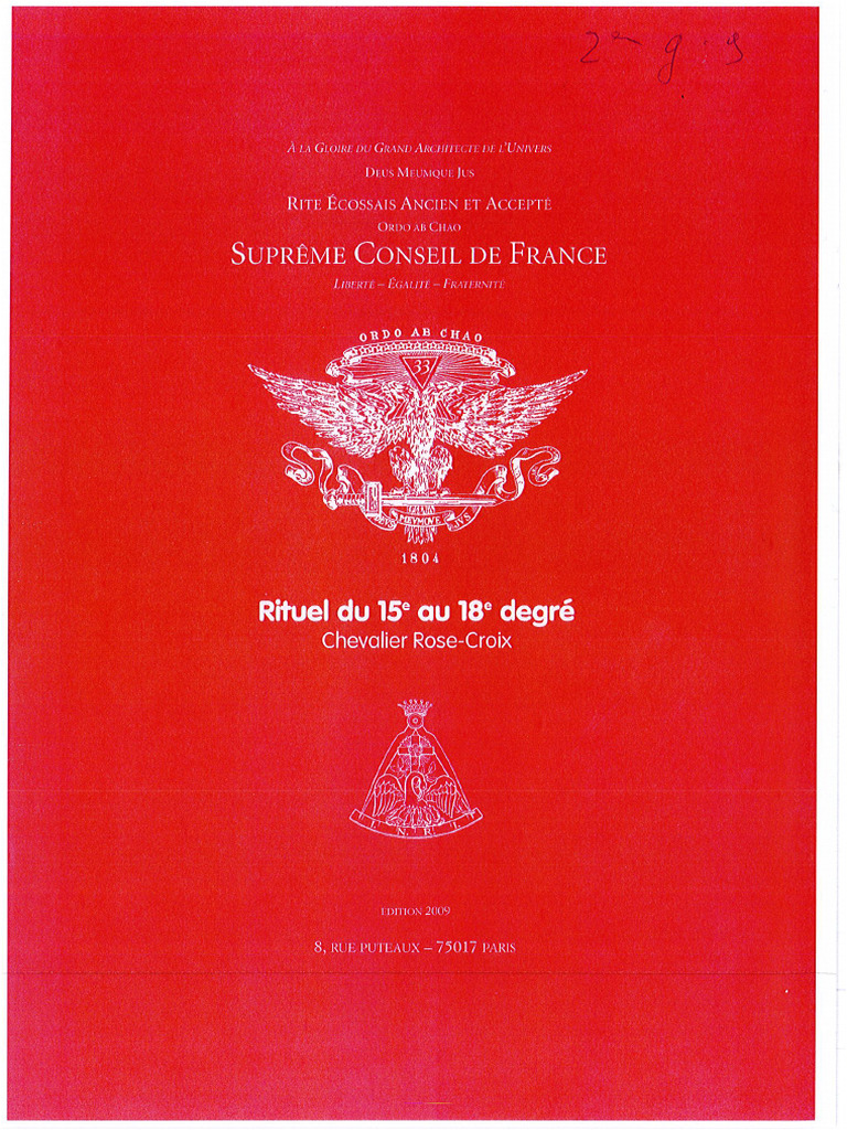 Rituel 15 À 17ème SCDF | PDF