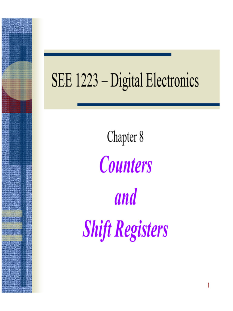 Microsoft PowerPoint - Count-ShiftReg | PDF | Electronic Engineering | Computer Engineering