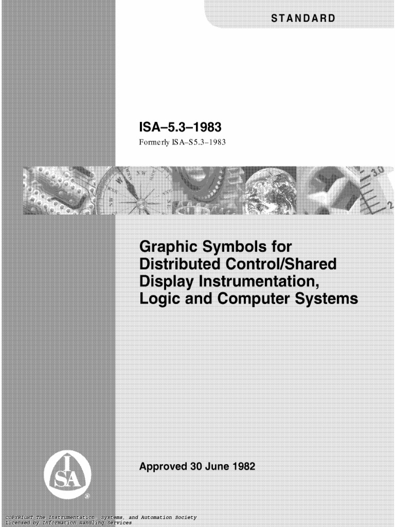 Isa 53 Graphic Symbols For Dis | PDF | Instrumentation | System