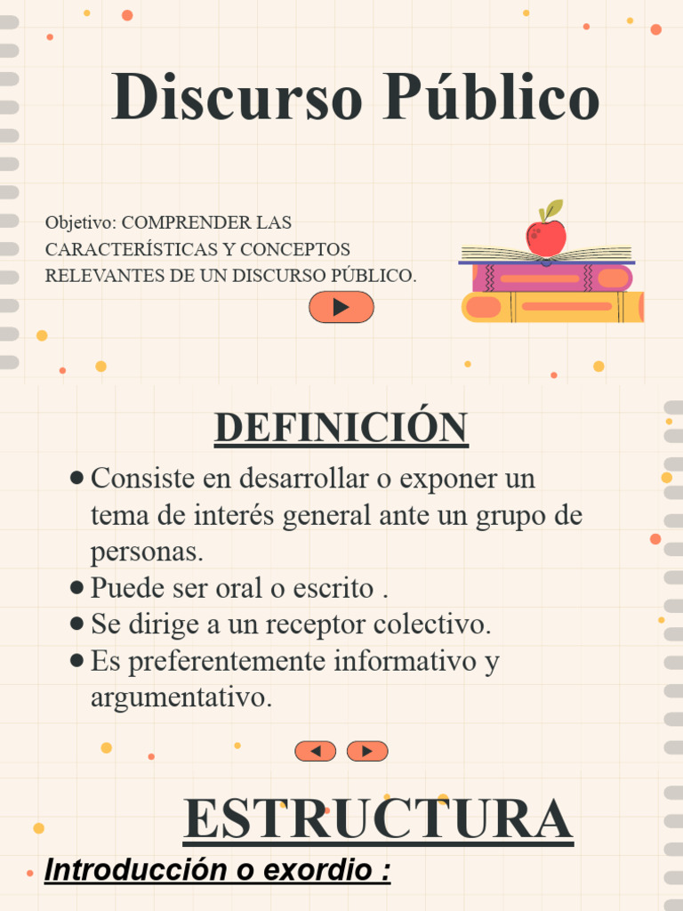 Discurso Público | PDF | Hablar en público