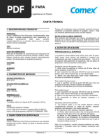 Ficha Técnica Comex 100 TOTAL Mate | PDF | Pintar | Materiales