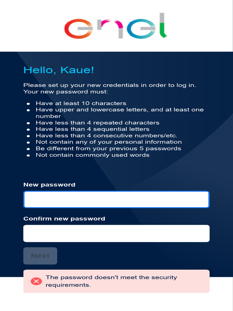 Set New Password | PDF