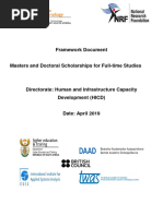 DSI-NRF Master's and Doctoral Application and Funding Guide For 2025 | PDF | Academic Degree ...