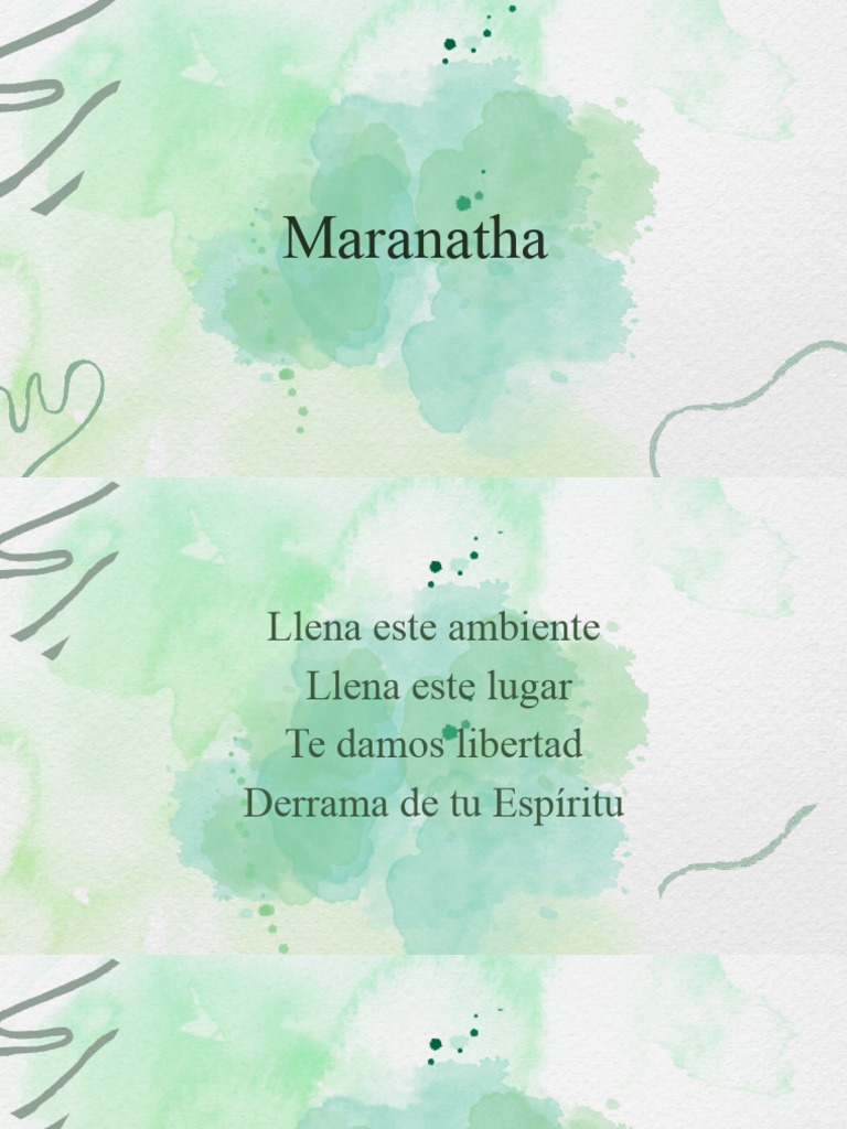 Maranatha | PDF