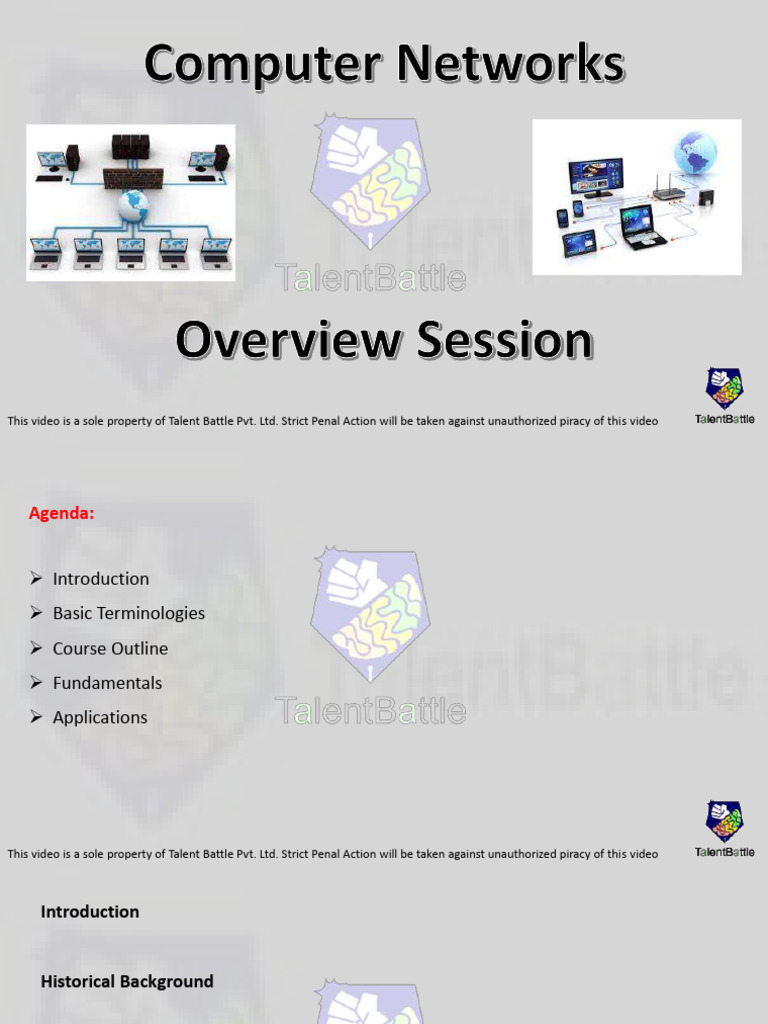Computer Networks Course Overview | PDF | Computer Network | Computer ...