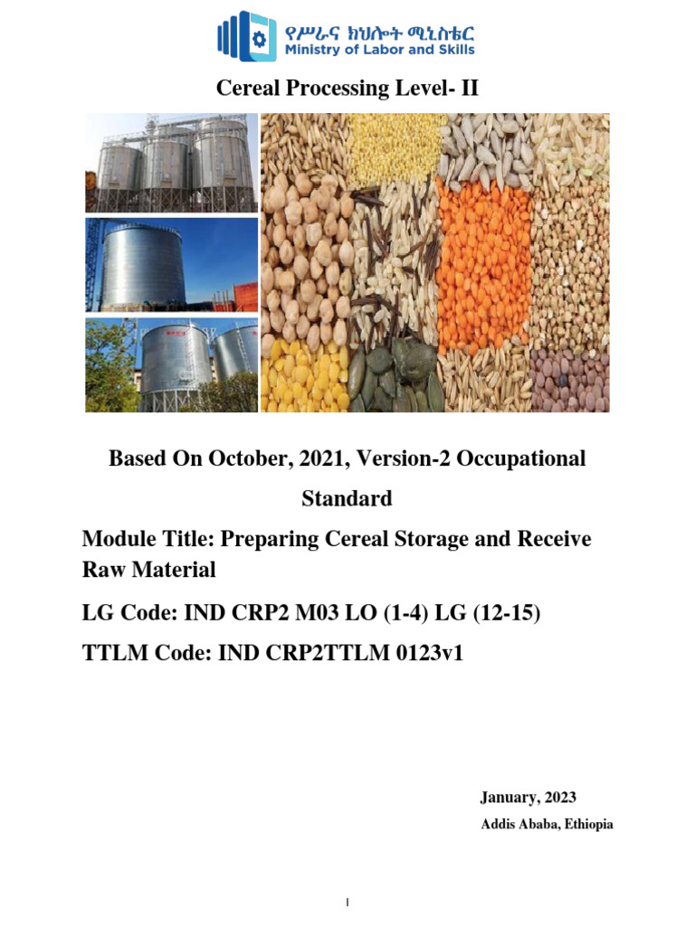 MO3 - Preparing Raw Material | PDF | Personal Protective Equipment ...