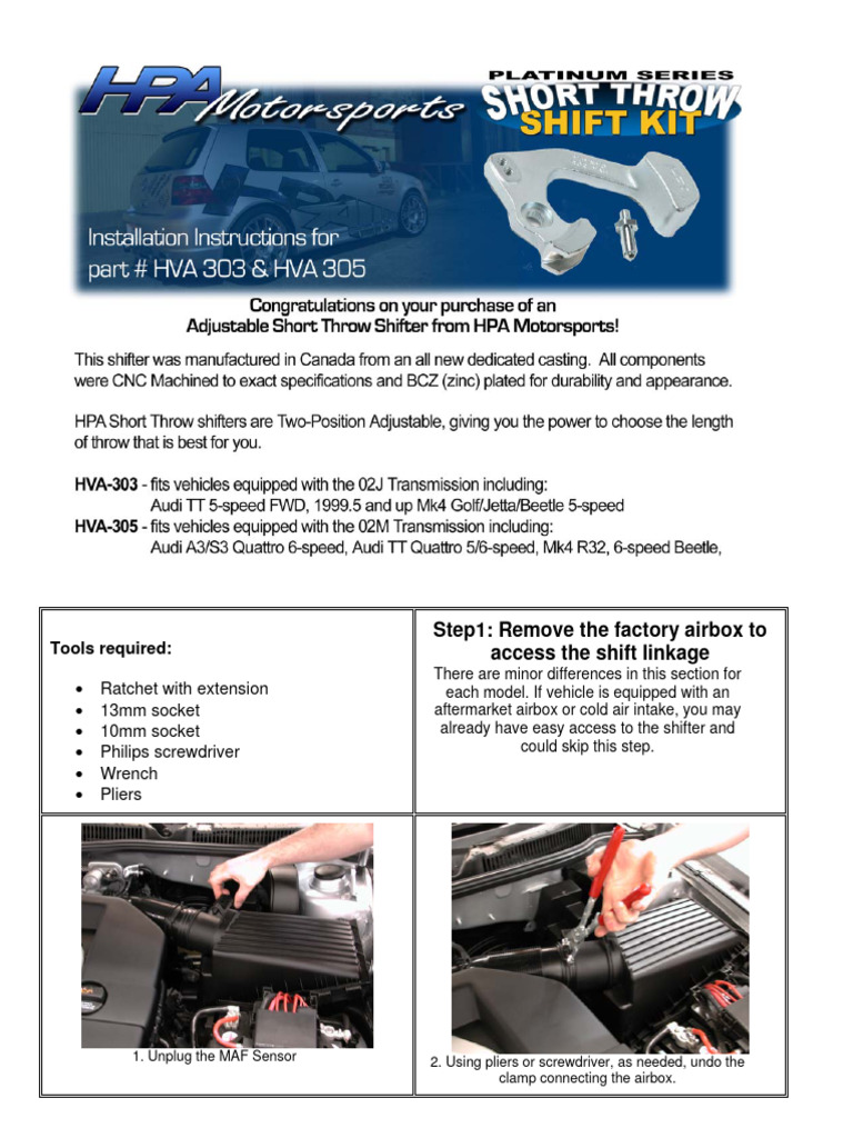 02J 02M Shifter Install | PDF | Screw | Manufactured Goods