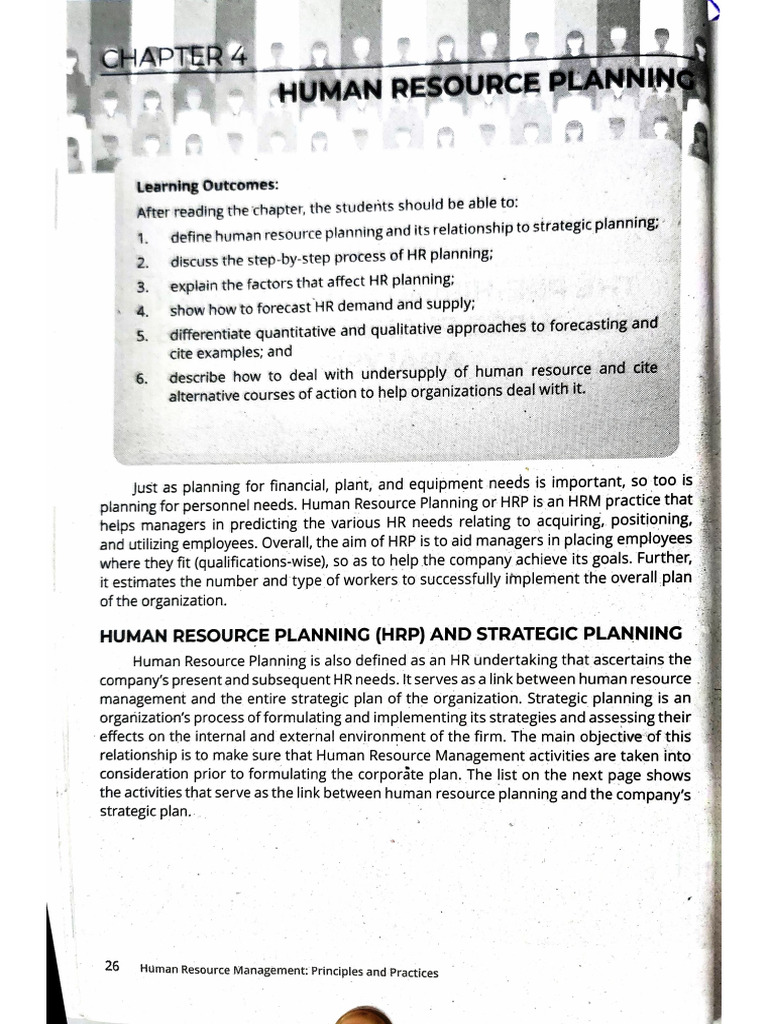 Human Resource Planning | PDF