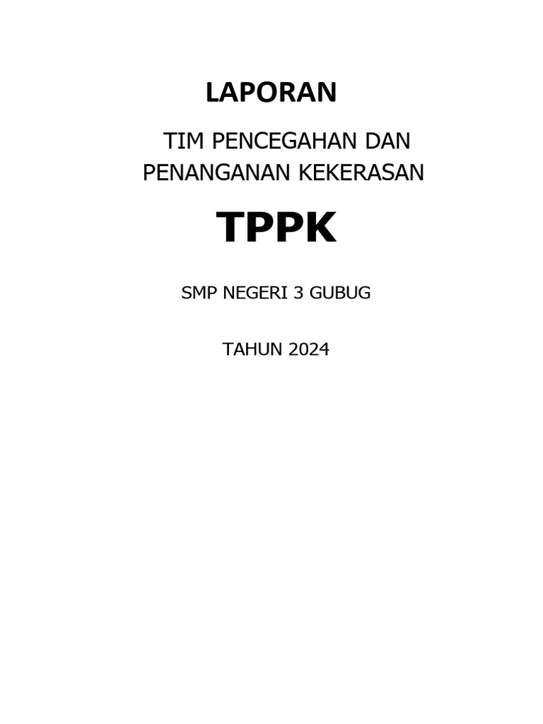 Laporan TPPK | PDF | Kesehatan Holistik
