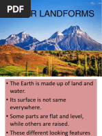 Importance and Uses of Landforms | PDF