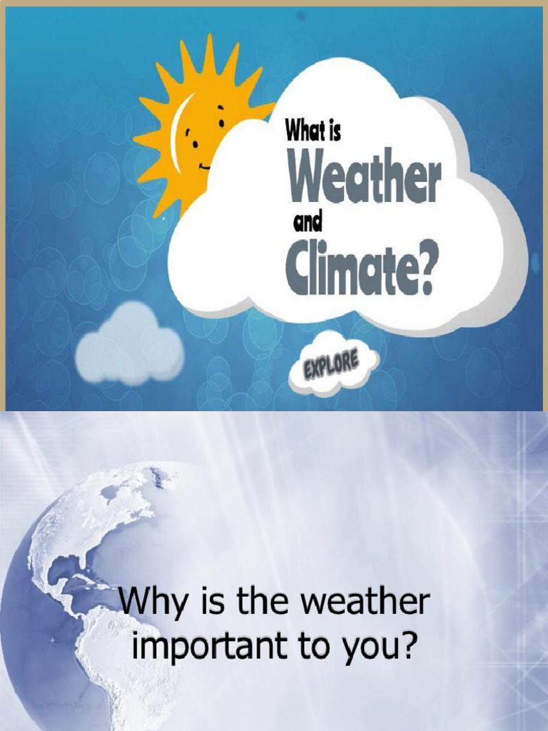 Weather and Climate | PDF | Science & Mathematics