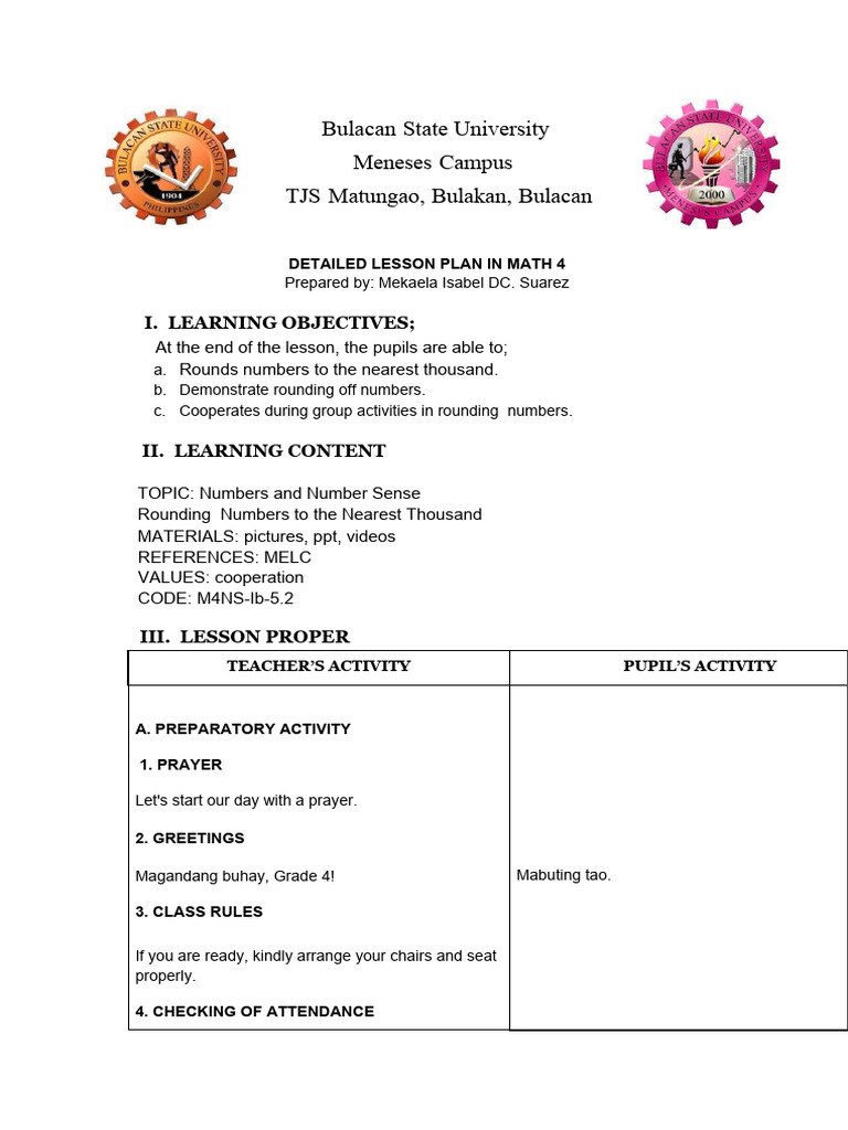 DLP in Mathematics 4 | PDF | Learning | Cognition