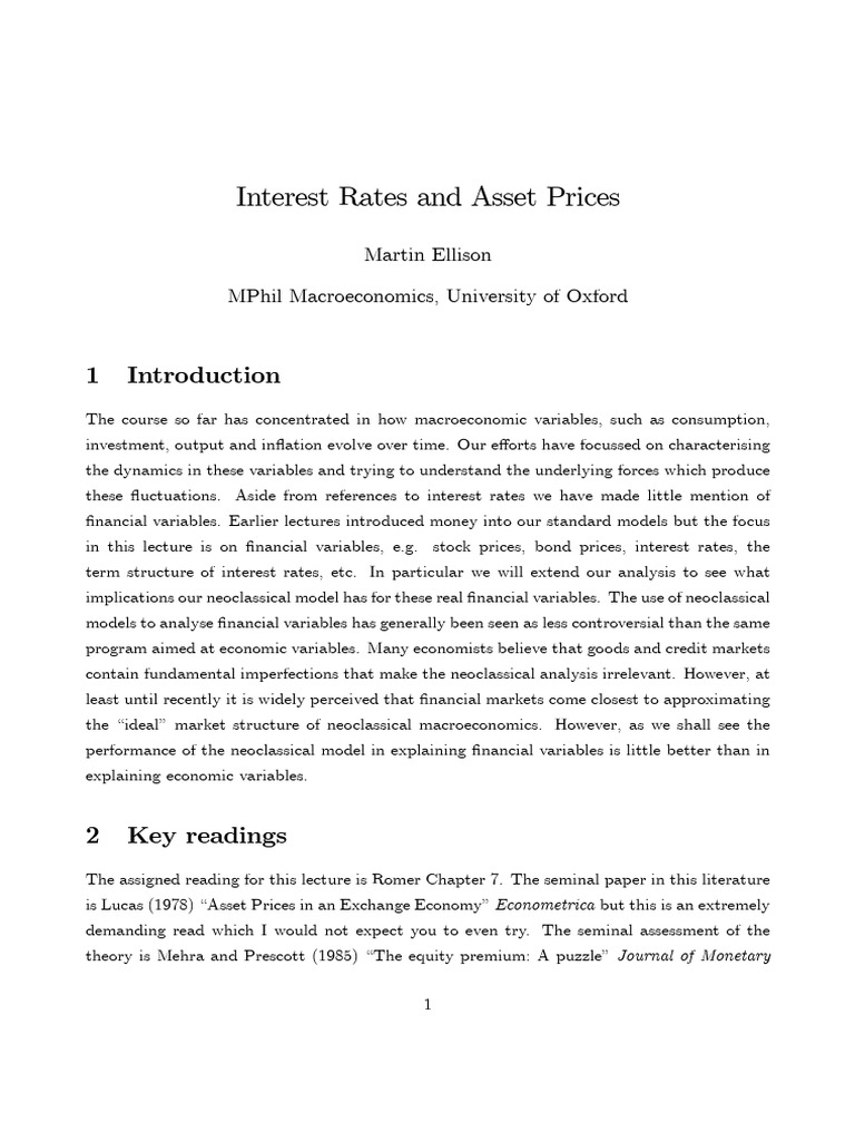 Lecture5 2012 | PDF | Macroeconomics | Neoclassical Economics