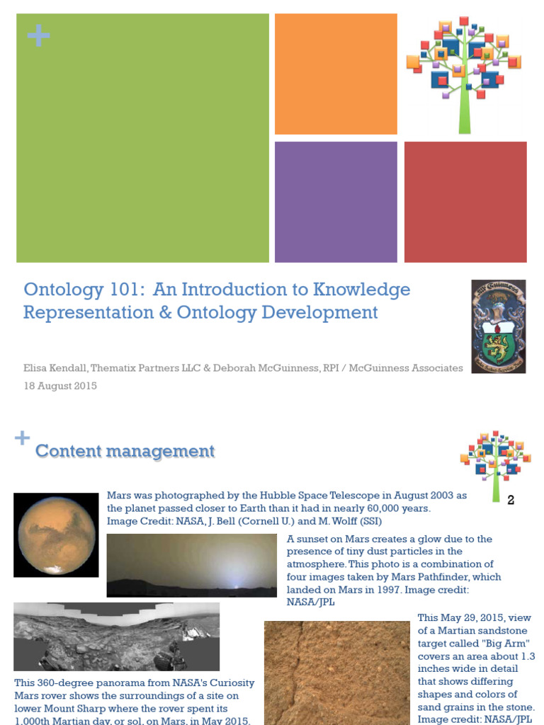 Ontology 101 an Introduction to Knowledge Representation & Ontology | PDF | Conceptual Model ...