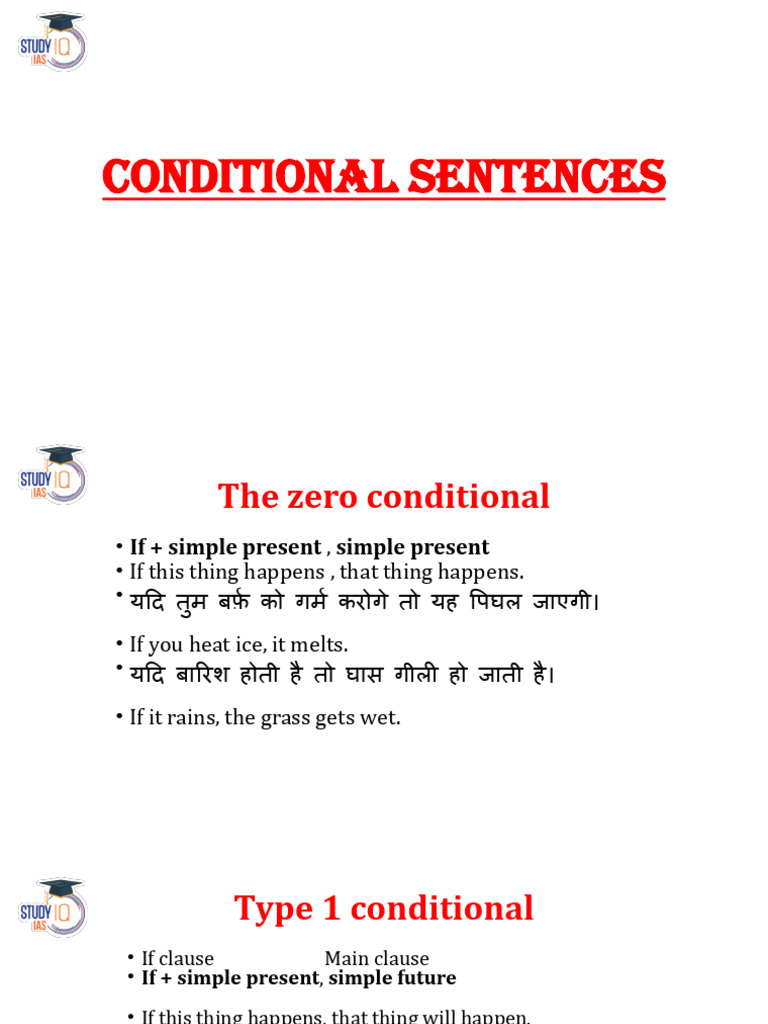 Understanding Conditional Sentences | PDF | Grammar | Linguistics