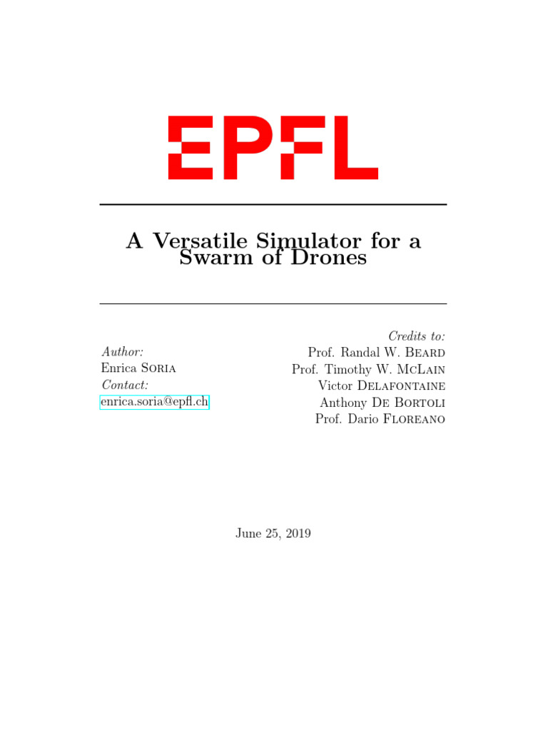 Documentation | PDF | Unmanned Aerial Vehicle | Simulation