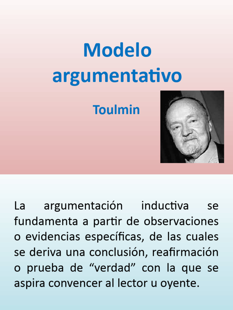 Modelo Argumentativo Toulmin | PDF | Cognición