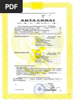 Akta Cerai | PDF | Griya & Taman