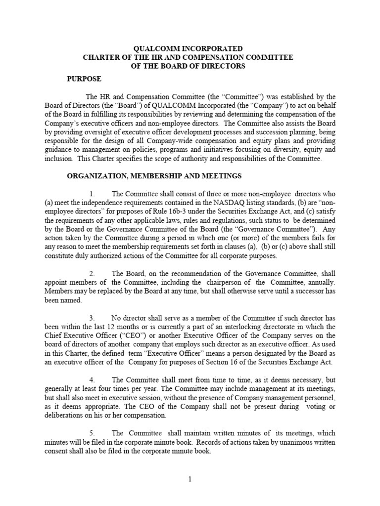 QCOM Master HR and Compensation Committee Charter (As Approved 5-16-23 ...