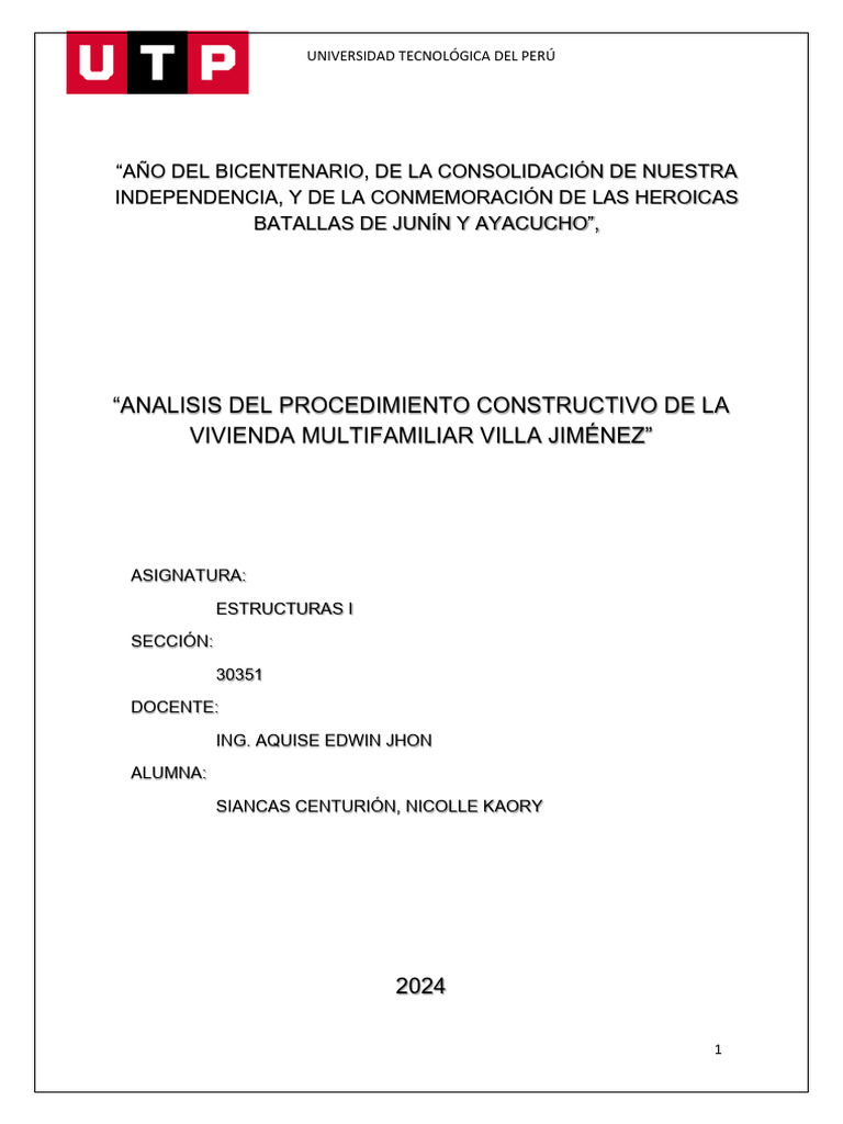 INFORME DE PROCESO CONSTRUCTIVO | PDF | Hormigón | Ingeniero civil