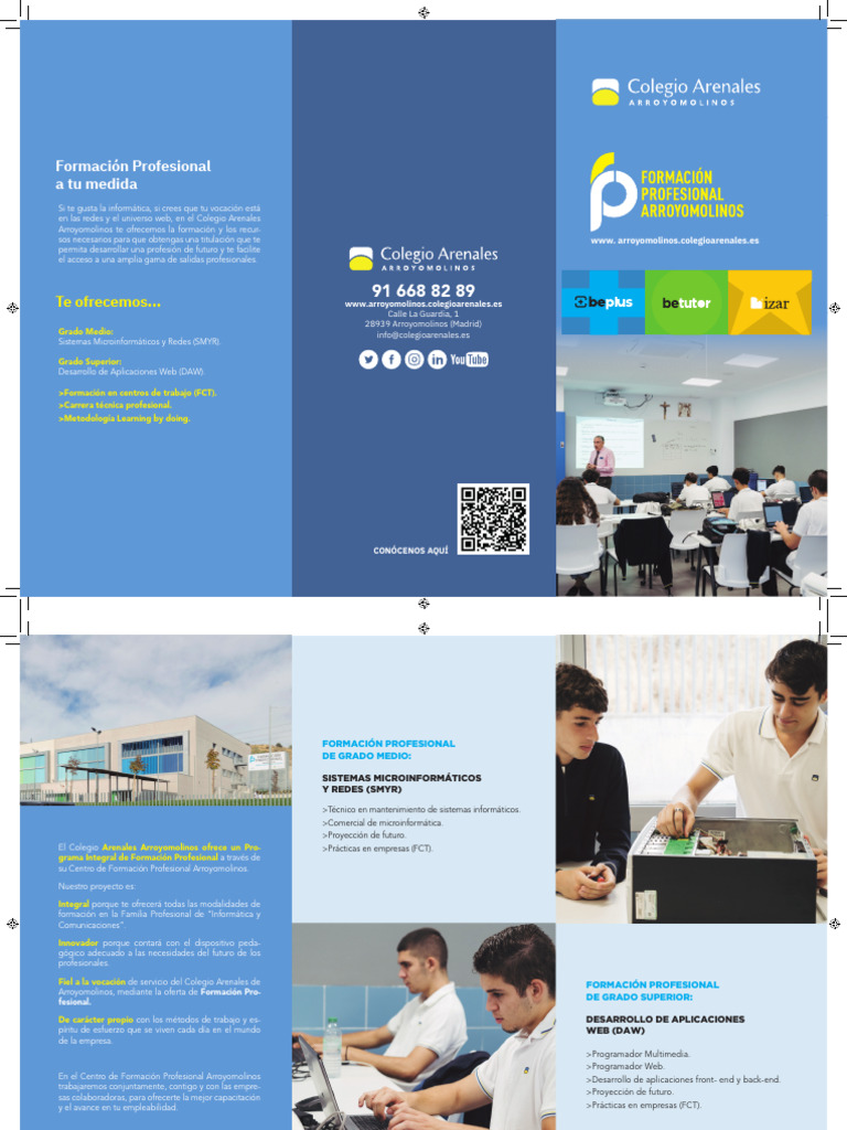 Folleto Formacion Profesional A4 Triptico 2023 | PDF | Desarrollo ...