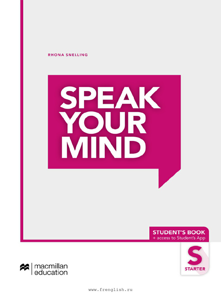 Speak Your Mind Starter | PDF | Languages | Foreign Language Studies