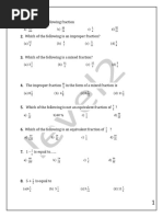 Math Vedic Reviewer 1 With Answer Key | PDF