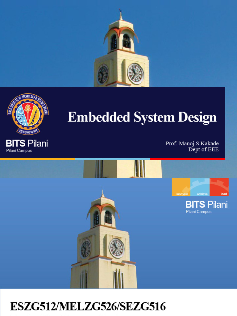 ESD - CS1 - Introduction To Embedded Systems Components | PDF | Microcontroller | Central ...