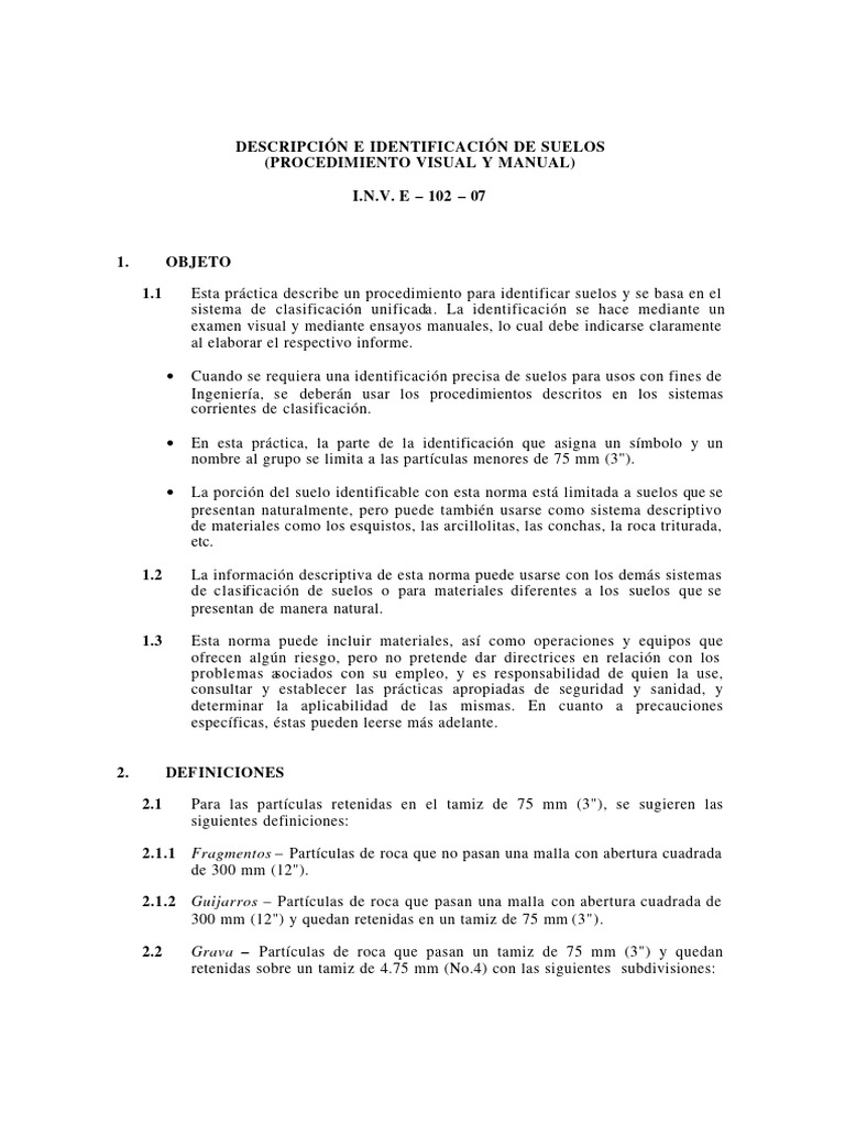 Norma INV E-102-07 | PDF