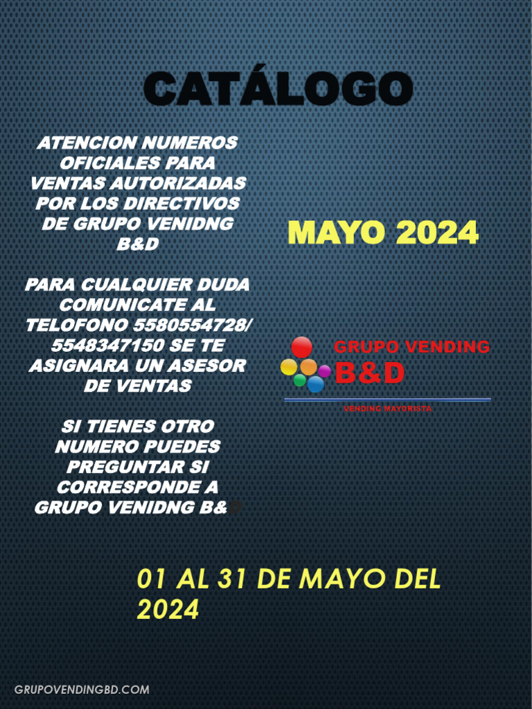 Catálogo BD Digital Mayo 2024-1 | PDF | Unidades de medida