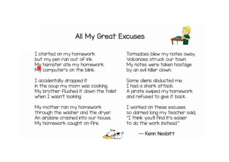 All My Great Excuses | PDF