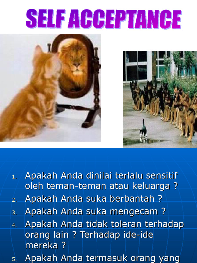 Self Acceptance | PDF