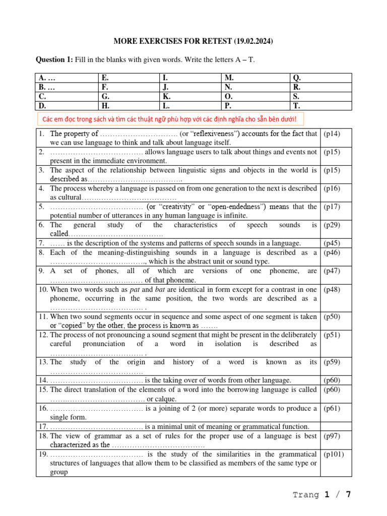 BT dẫn luận | PDF | Second Language | Cognitive Science