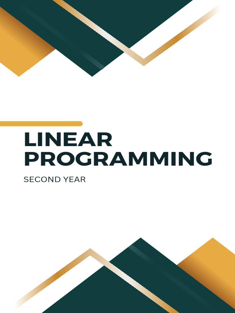 Modul Linear Programming - Week 2 | PDF