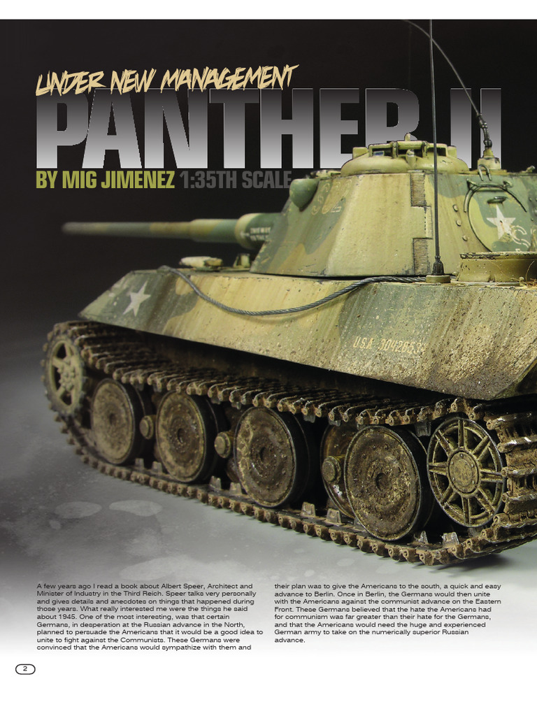 AFV59 - Panther II - Under New Management | PDF | Tanks | Paint
