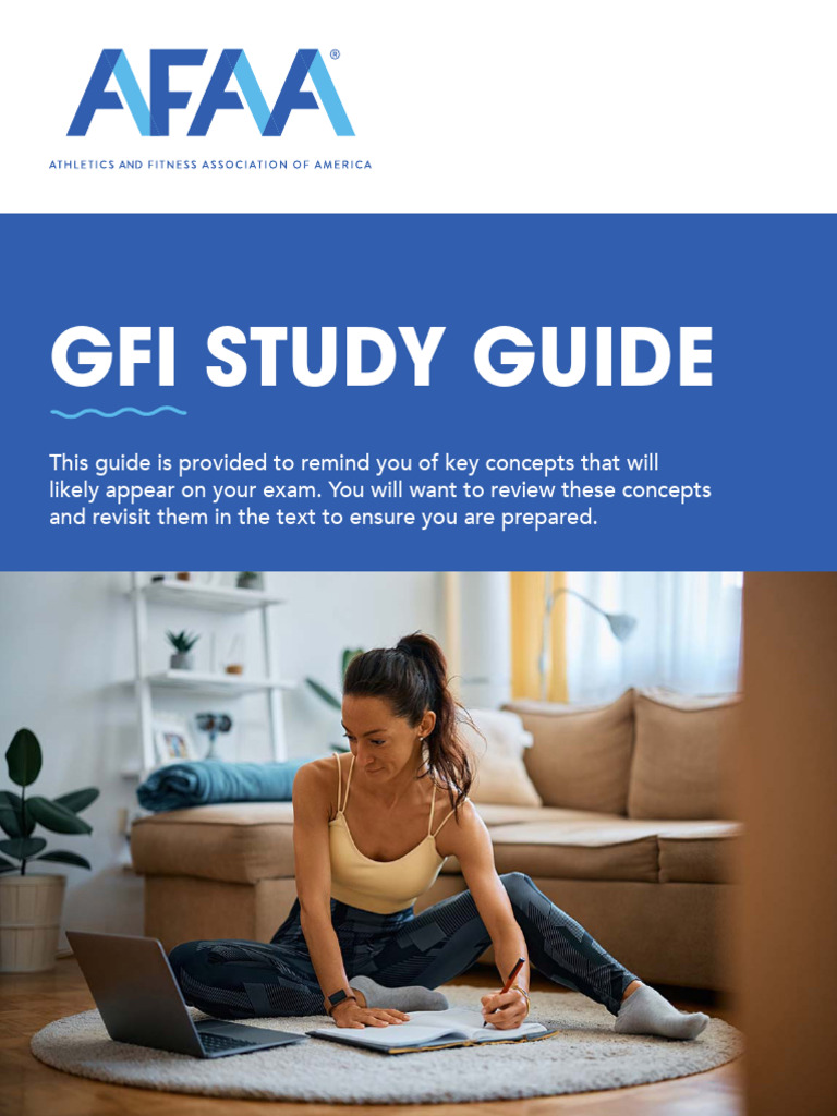 AFAA GFI Handout Study Guide | PDF | Anatomical Terms Of Motion ...
