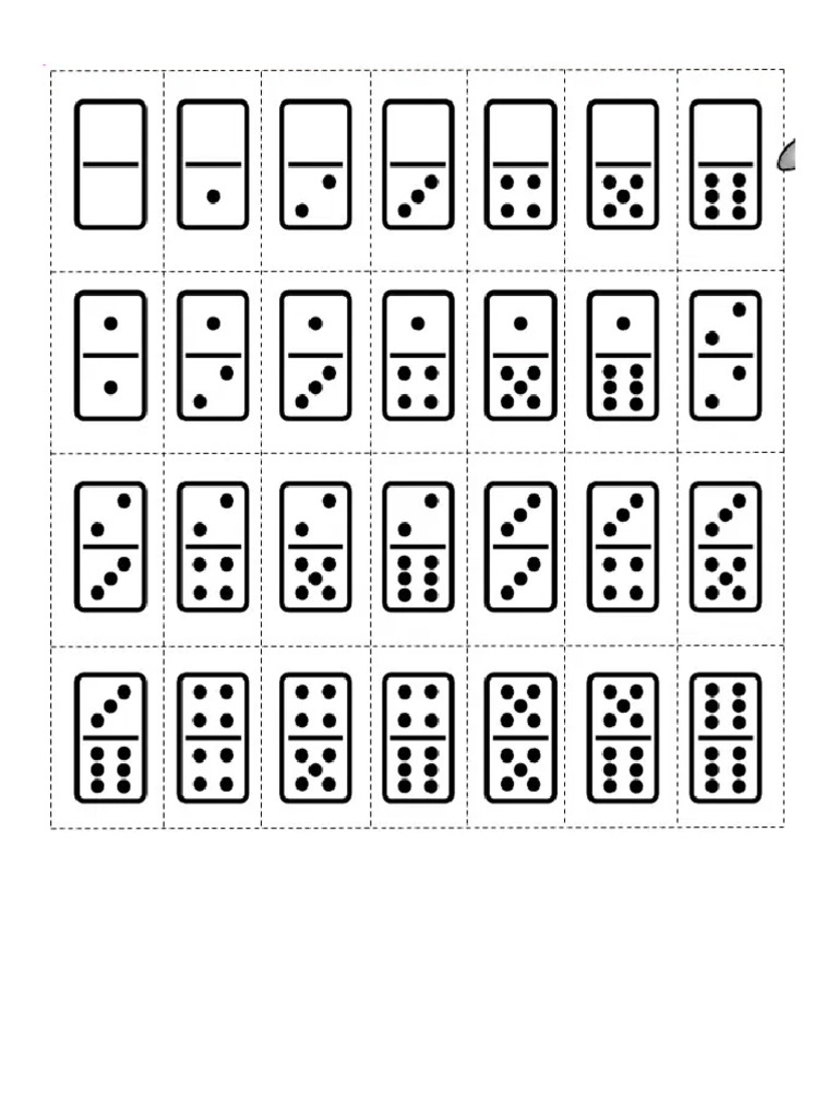 FICHAS DE DOMINÓ | PDF