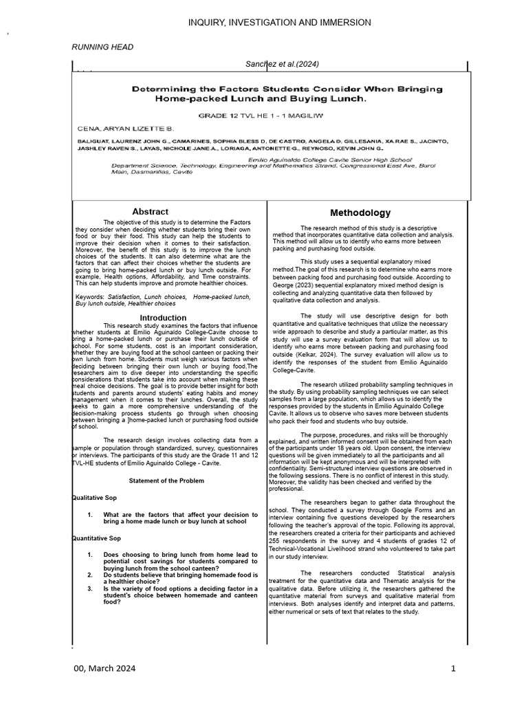 Article Format Template | PDF | Methodology | Qualitative Research