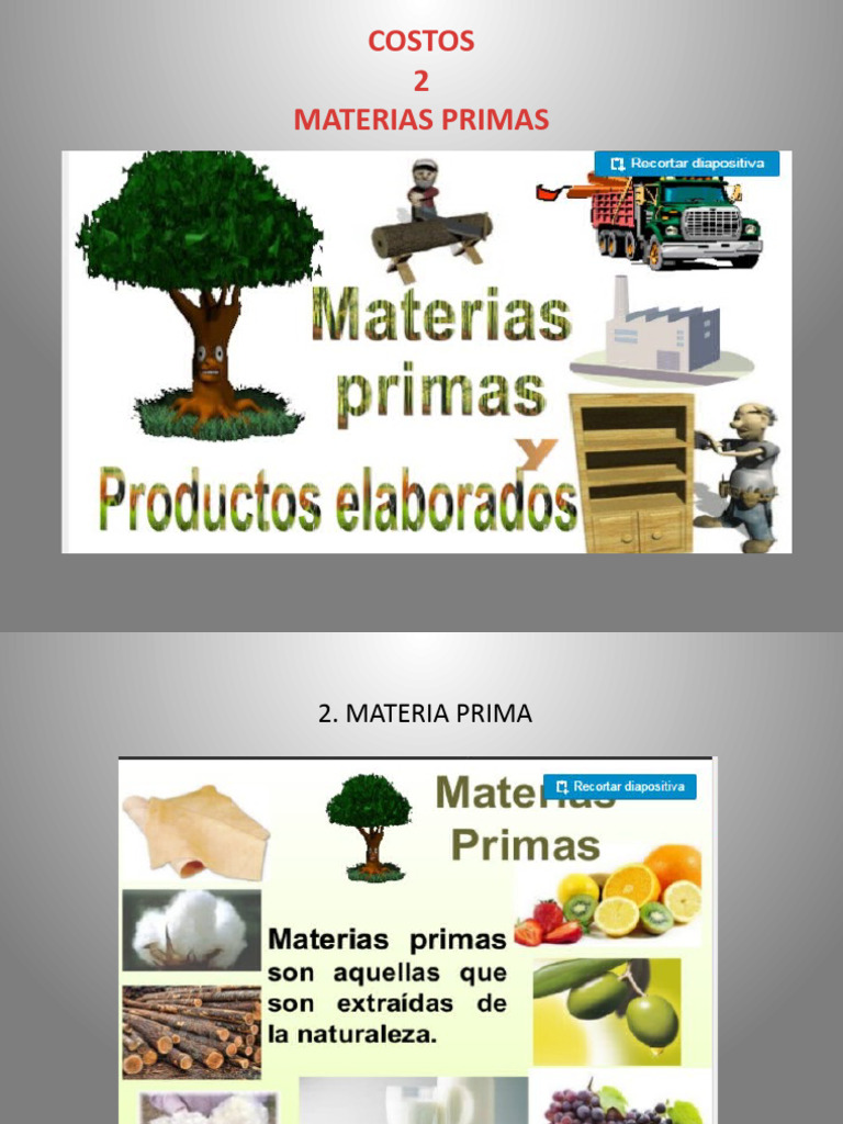 Cap. 2 Materias Primas | PDF | Business | Negocios económicos
